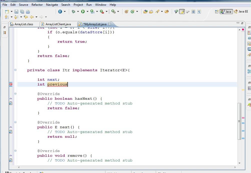 Java Collection-  Implementing ArrayList - part 4