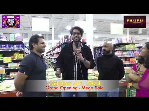 Actor Indraneil special messageon Triveni Super Market Grand Opening