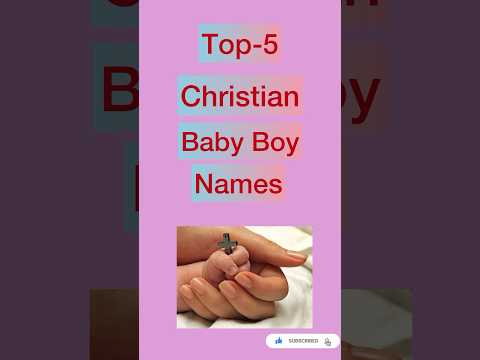 Top-5 Christian 👶Baby Names|Modern Christian Baby 👦Names#viral #christian #viralbaby