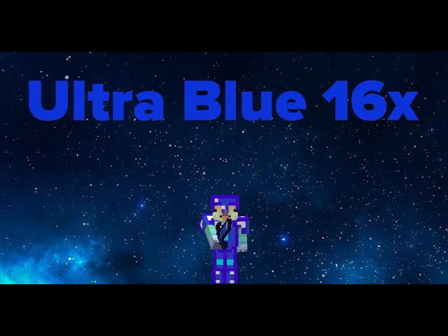 Ultra Blue 16x Minecraft Texture Pack