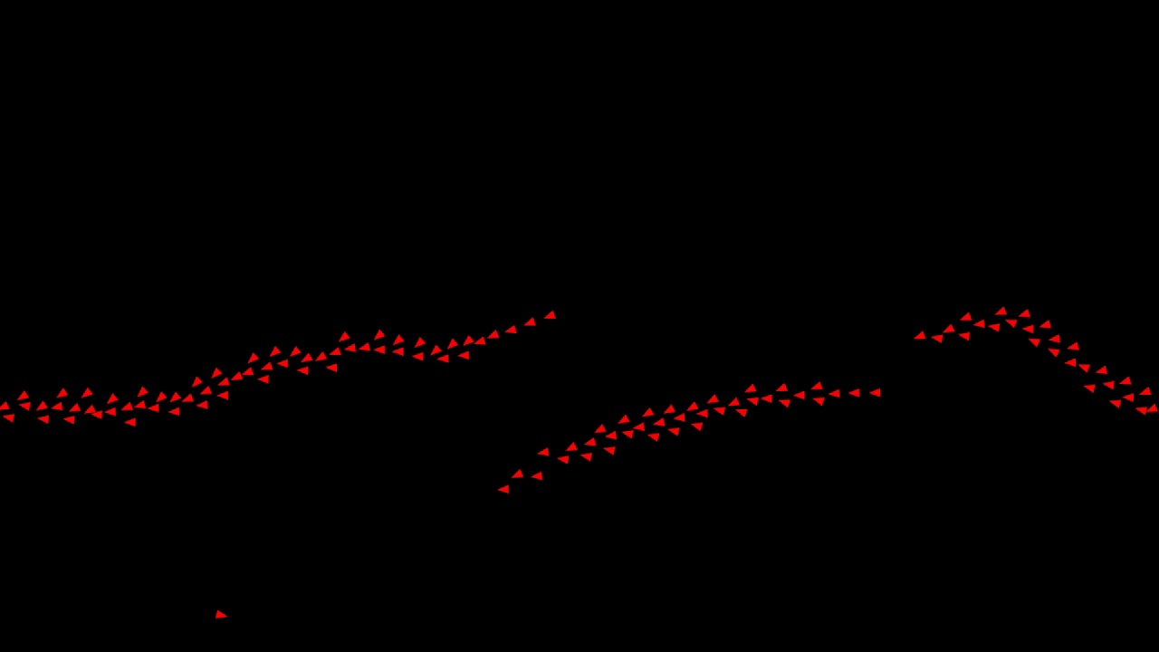 Flock simulation - First Try
