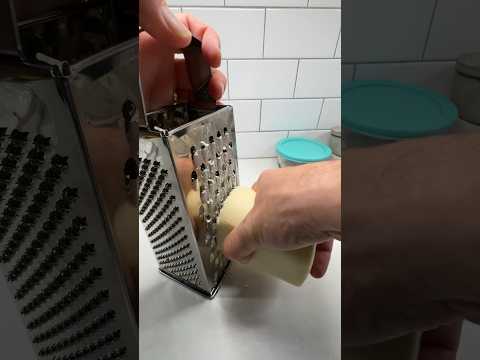 How to EASILY grate Mozzarella | Chef Tricks