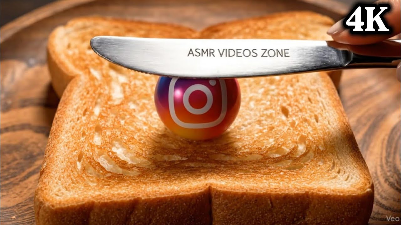 Ultimate ASMR AI Bread Toast Challenge: Spreading With Popular App Logos!