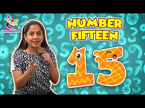 Number Fifteen | Learn To Spell Number Words | Nursery Rhymes | Preschool Learning | Learning Box