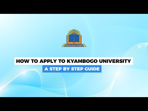 HOW TO APPLY TO KYAMBOGO UNIVERSITY | ACMIS