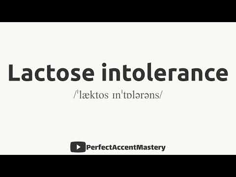 How to Pronounce LACTOSE INTOLERANCE | Disease Name | IPL | Definition | Perfect Accent Mastery