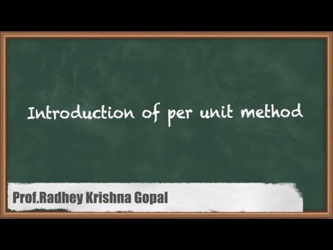 Introduction of Per Unit Method - Per Unit Method - GATE Power System ...