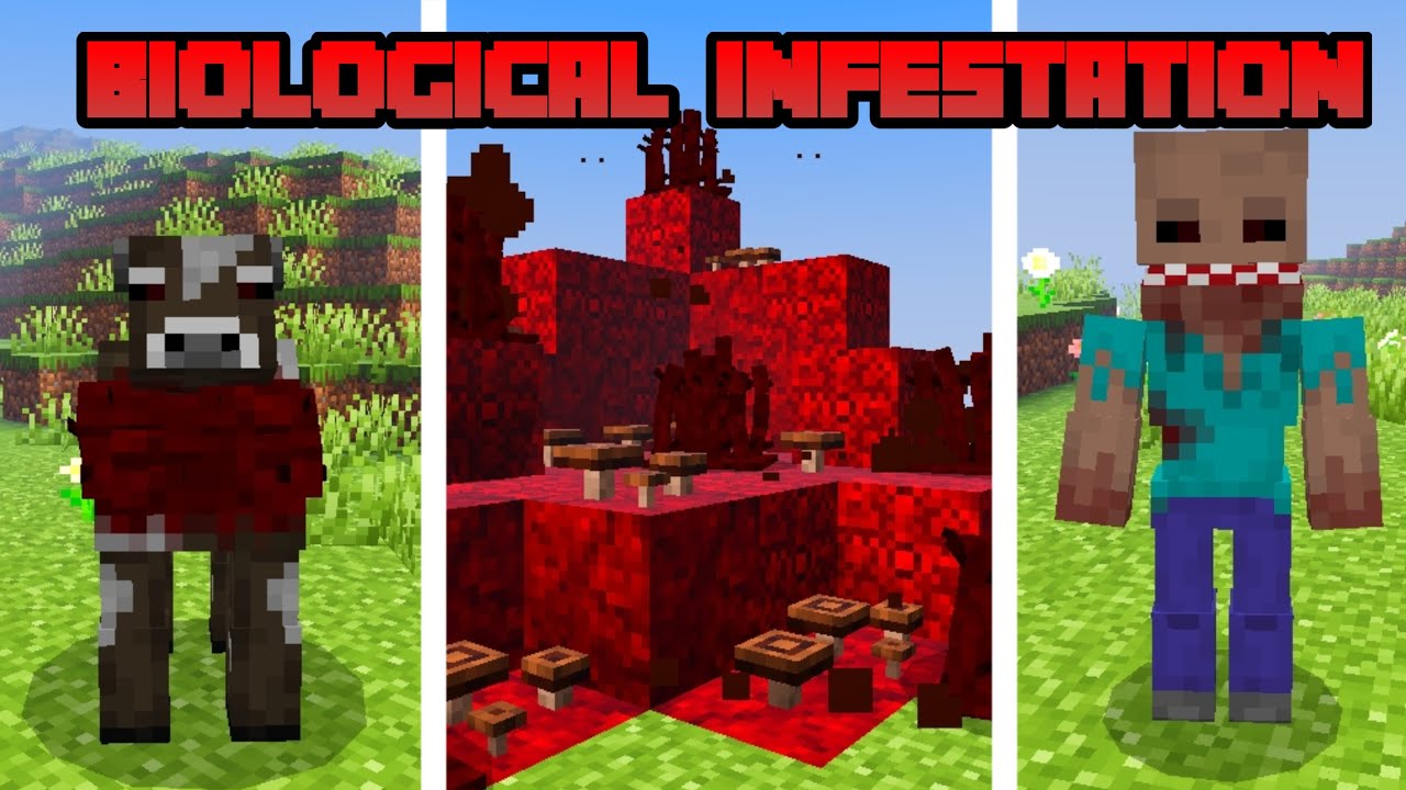 Biological Infestation v0.4.0 | Addon Mcpe 1.21