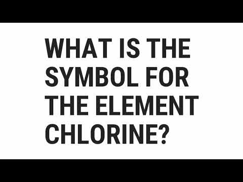 What Is Chlorine Symbol?