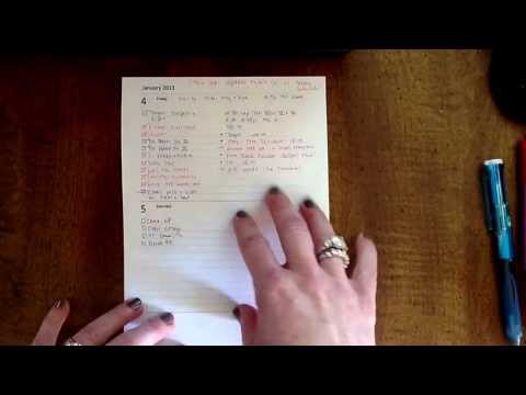 Sample Diary Inserts (Filofax/Daytimer/Franklin Covey)