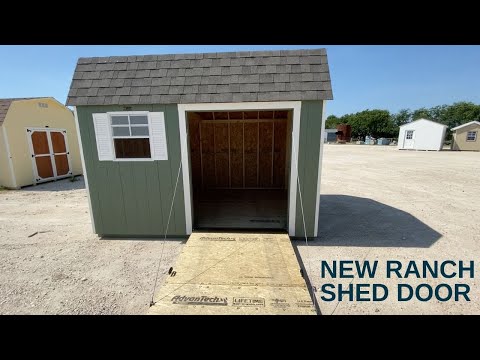New 2 in 1 Ranch Shed Door