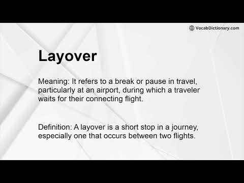 Layover Meaning