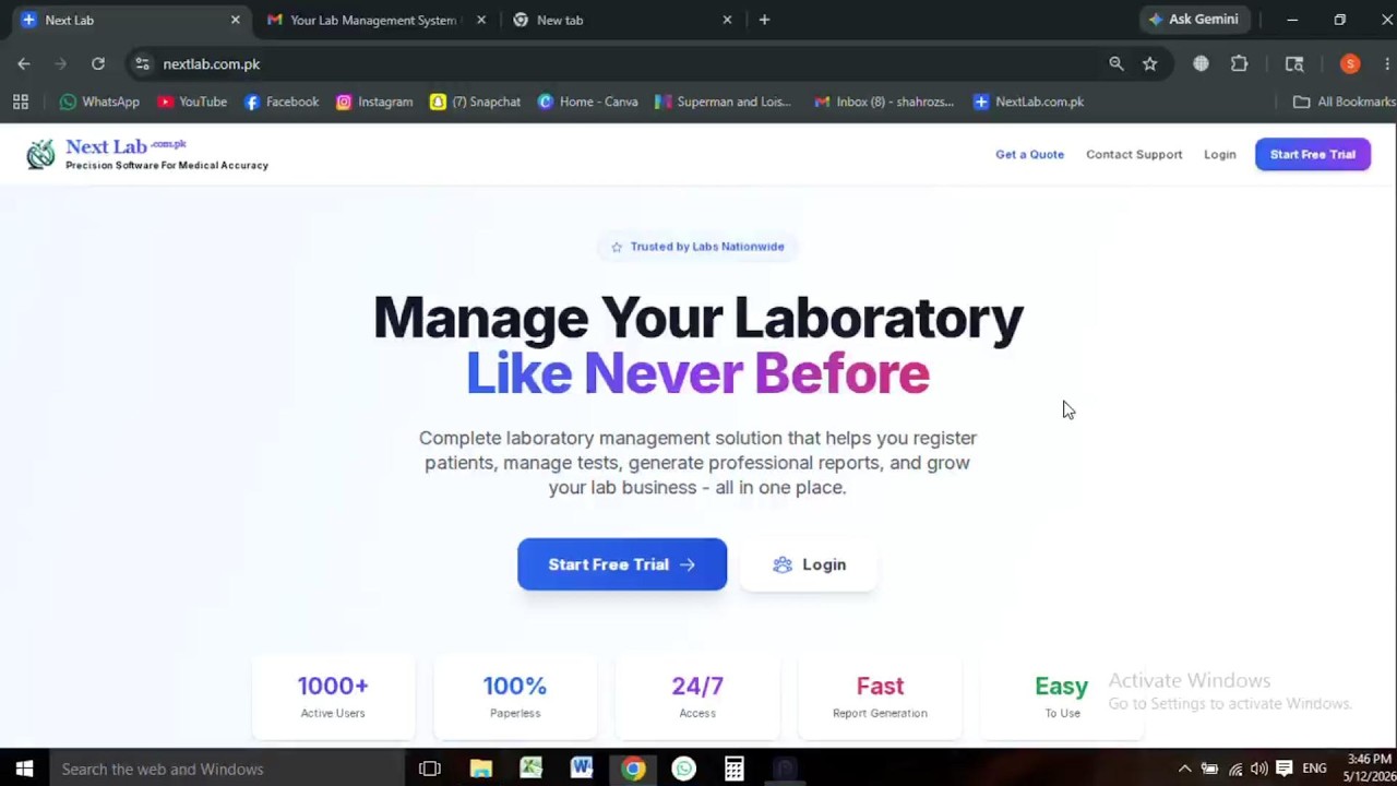 NEXTLAB | Online Laboratory Management Software 2026 | Complete Overview