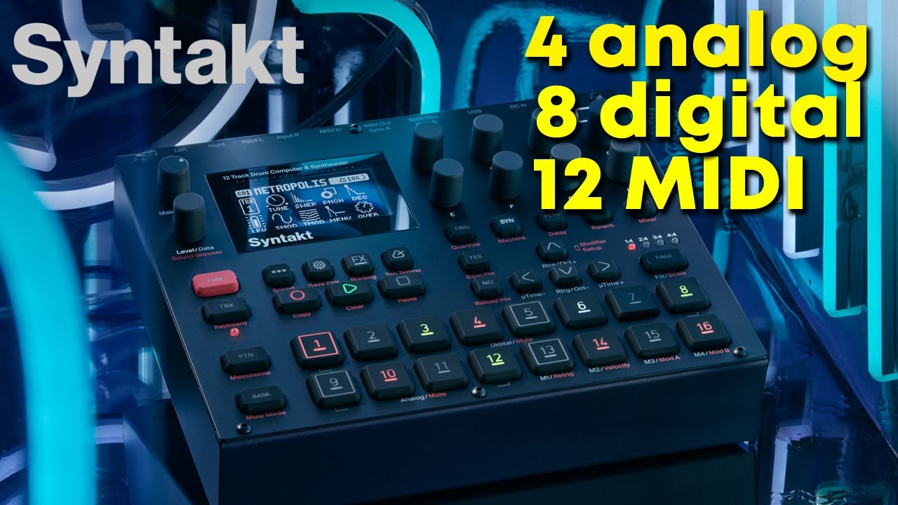 Syntakt - 12 Track Drum Computer by Elektron