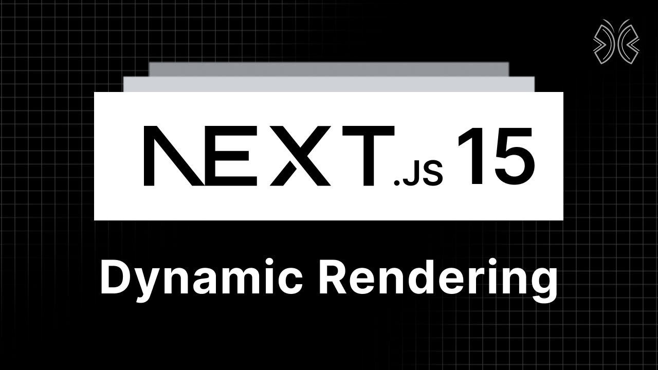 Next.js 15 Tutorial - 55 - Dynamic Rendering