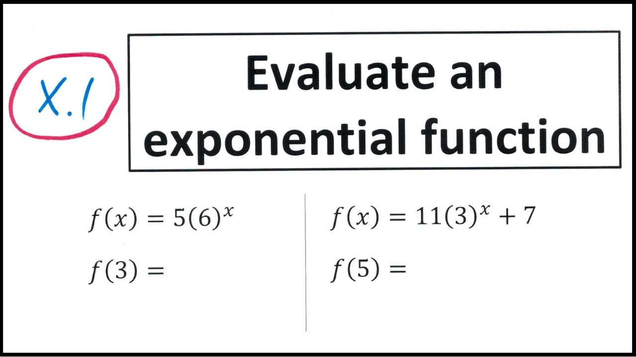 Evaluate an Exponential Function