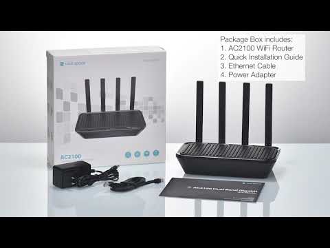 How to set up rock space AC 2100 WiFi Router