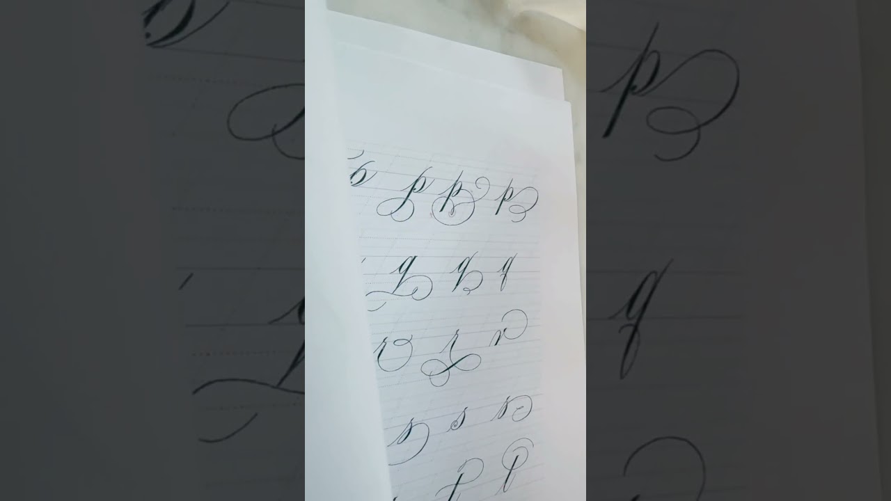 New quick reference sheets in my Etsy! #calligraphy #flourishing