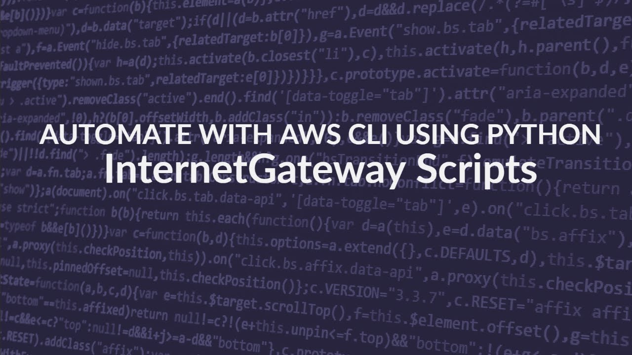 Automate Internet Gateway with AWS CLI using Python...