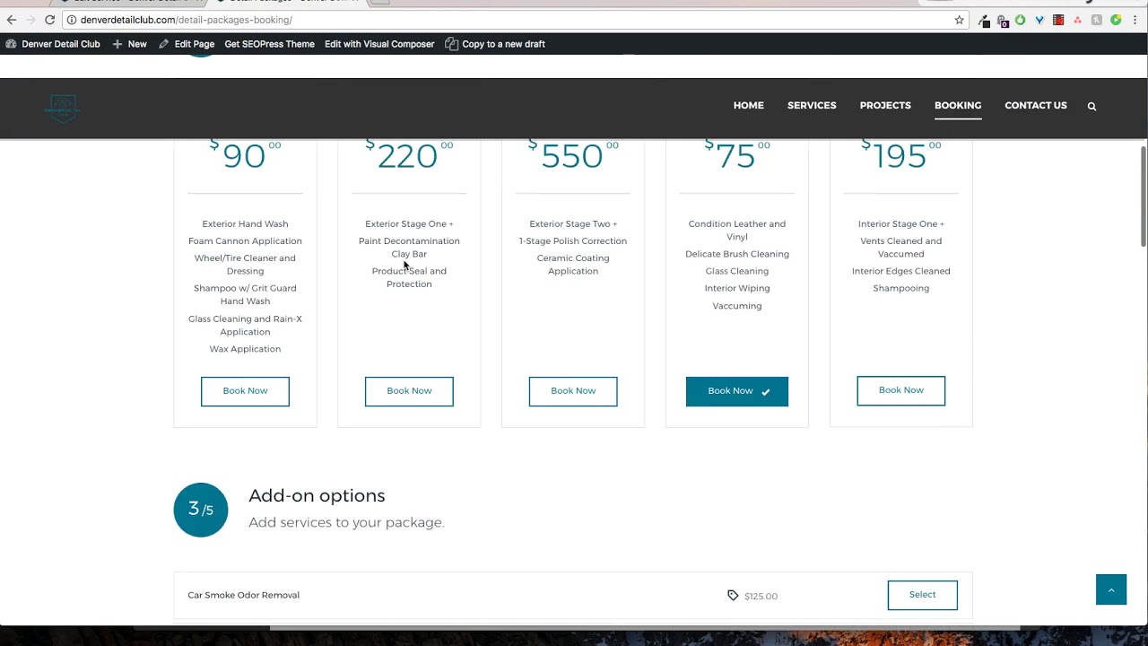 How to Car Wash Booking - Vehicles, Services, Packages and Coupons