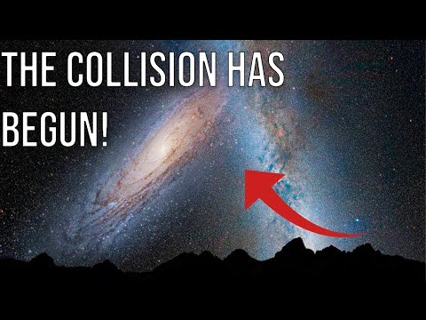 The COLLISION between Andromeda and the Milky Way has already begun!