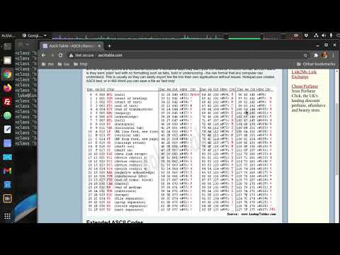 Data Representations of Bytes in a File