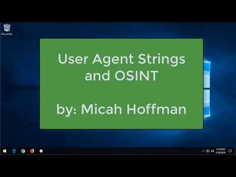 10 Minute Tip: What is a User Agent string and why should I care?