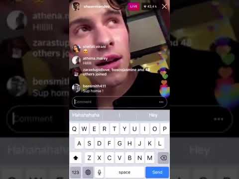 Shawn instagram live 😂 MMVAs