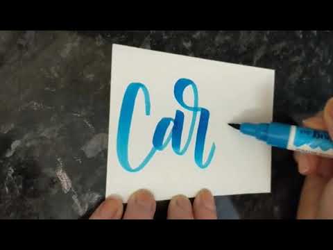 Carson modern calligraphy name