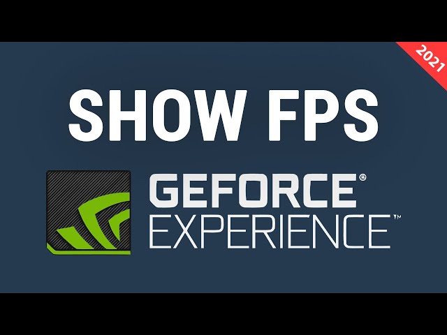 How to set up and use Nvidia FPS counter