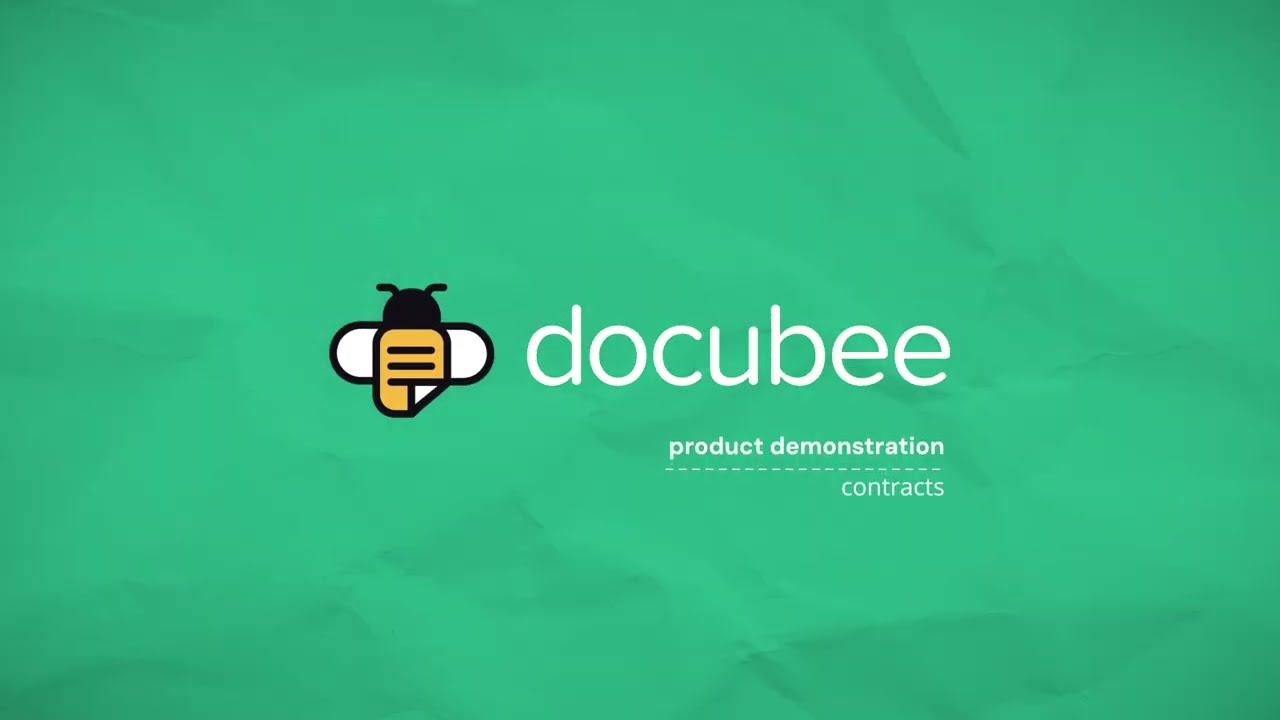 Docubee Contract Video Demo