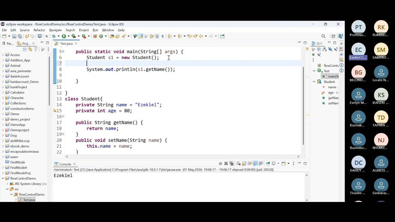Java OOP Lecture 2 | Control Flow & OOP Concepts (Encapsulation, Inheritance, Polymorphism, Abstra..