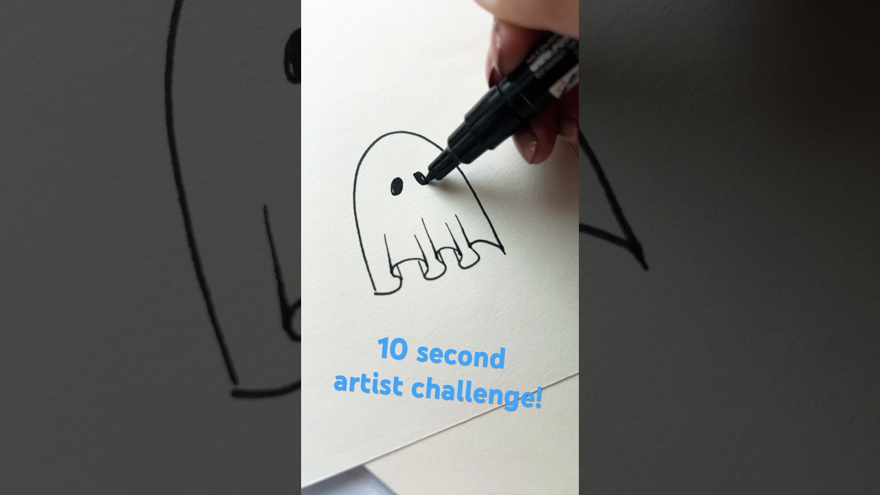 10 second artist challenge! Why am i so slow💀 #art #drawing #challenge #shorts #howtodraw #tutorial