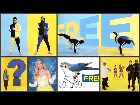 Amscot Blue & Yellow Spots