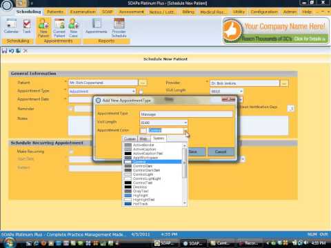 5. Scheduling and managing patient visits.