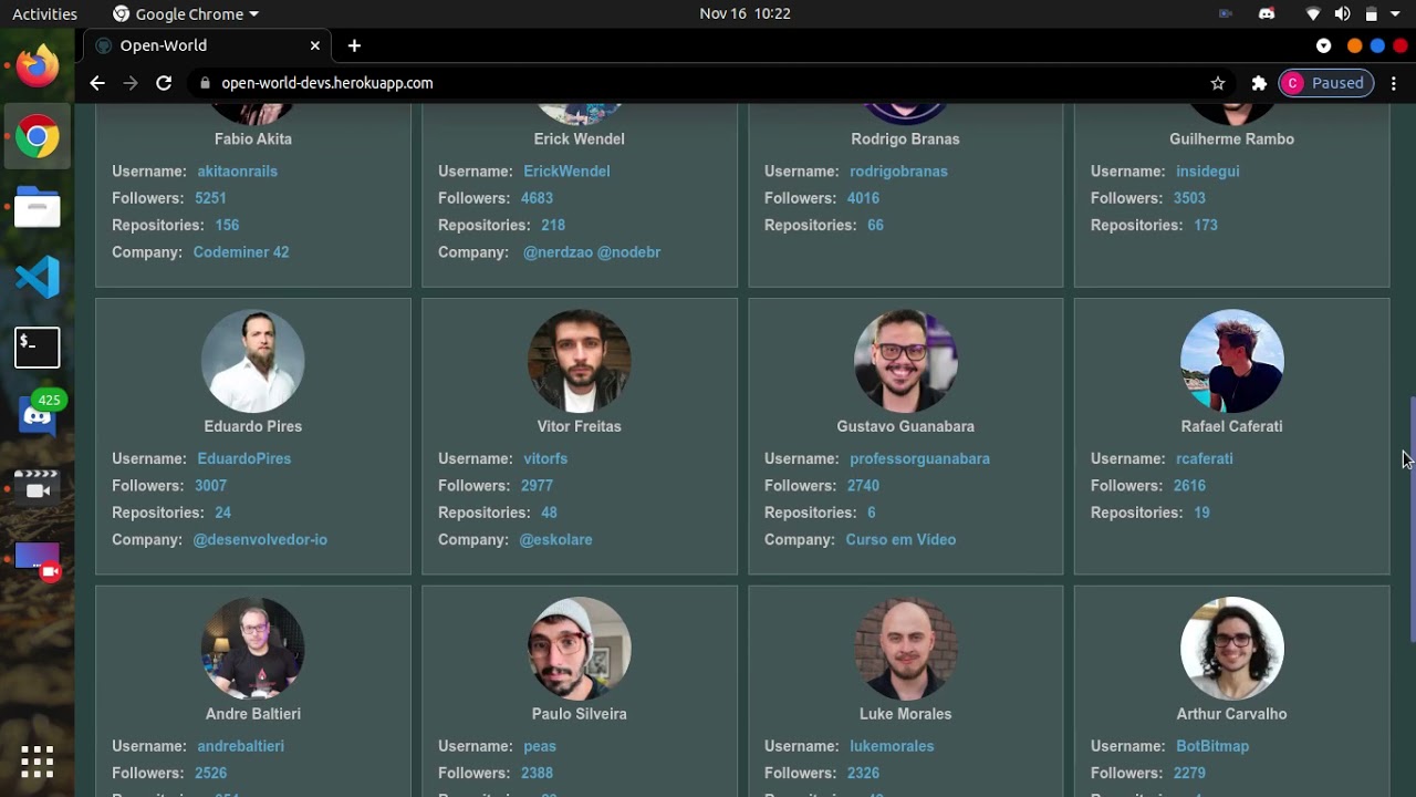 React app built with github graphql API.