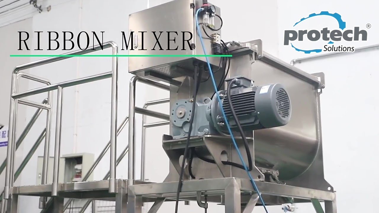 Protech Solutions 2025 Ribbon Blender - PRB Series -350 Kg