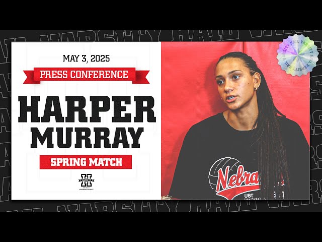Harper Murray: Nebraska Volleyball's Harper Murray receives adorable ...