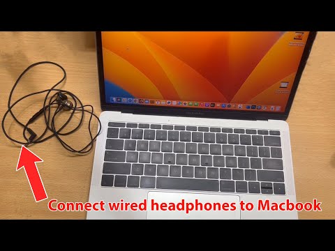 How to connect wired headphones to MacBook