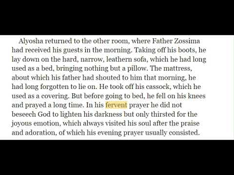 The Brothers #karamazov - Vocab #vocabulary #karamazov #dostoevsky #Fervent