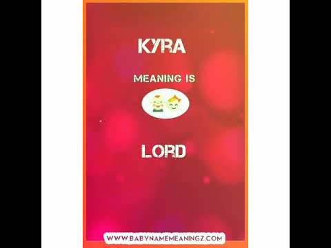 Kyra Name Meaning