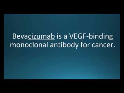 How to pronounce bevacizumab (Avastin) (Memorizing Pharmacology Video Flashcard)