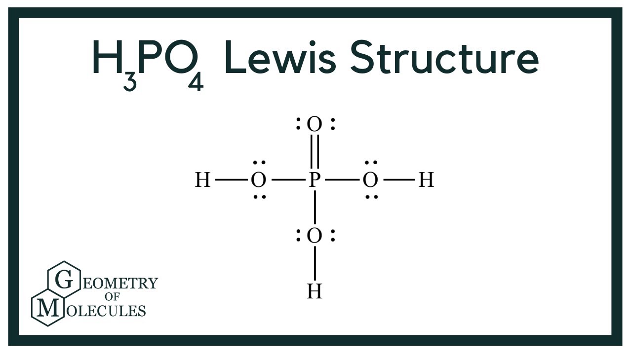 H3PO4 Lewis Structure (Phosphoric Acid)