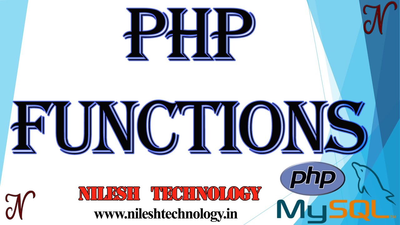 PHP Function Tutorial | 2020