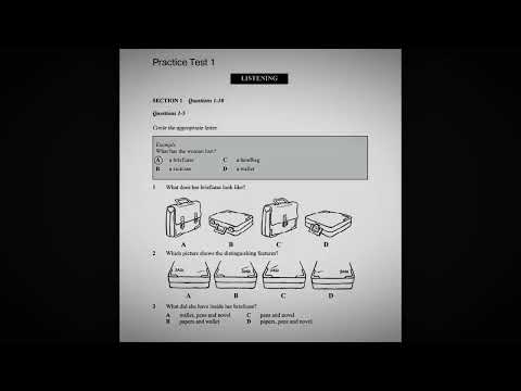 cambridge 1 test 1 (HD Audio) ielts listening 1080p