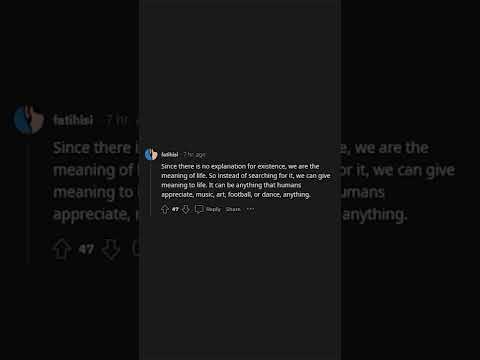 What is the meaning of Life? r/AskReddit #short #askreddit