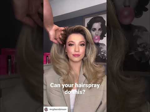 Can your hairspray do this? #hairspray #hairstyle #bighair