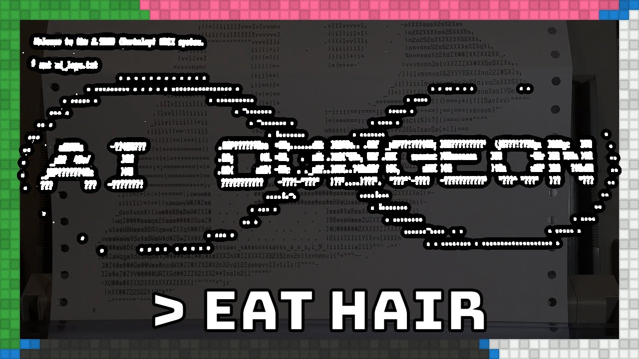 〉EAT HAIR — AI Dungeon 2 on a Teletypewriter with Lord Pie