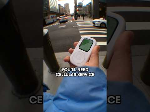 TINY IPHONE Powered by Your APPLE WATCH #retrotech #ipod #applewatch