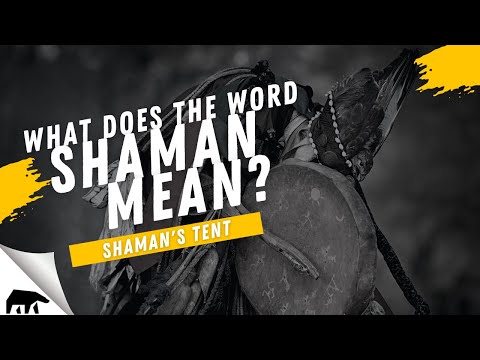 What is the meaning of the word shaman?
